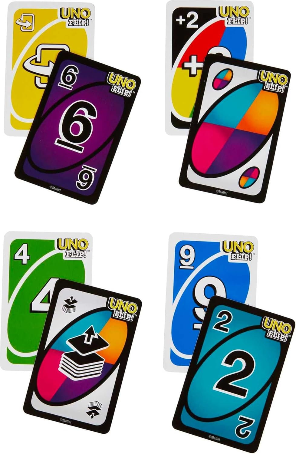 UNO FLIP! Card Game in Storage Tin,Ages 7+, 2-10 Players – My_Store